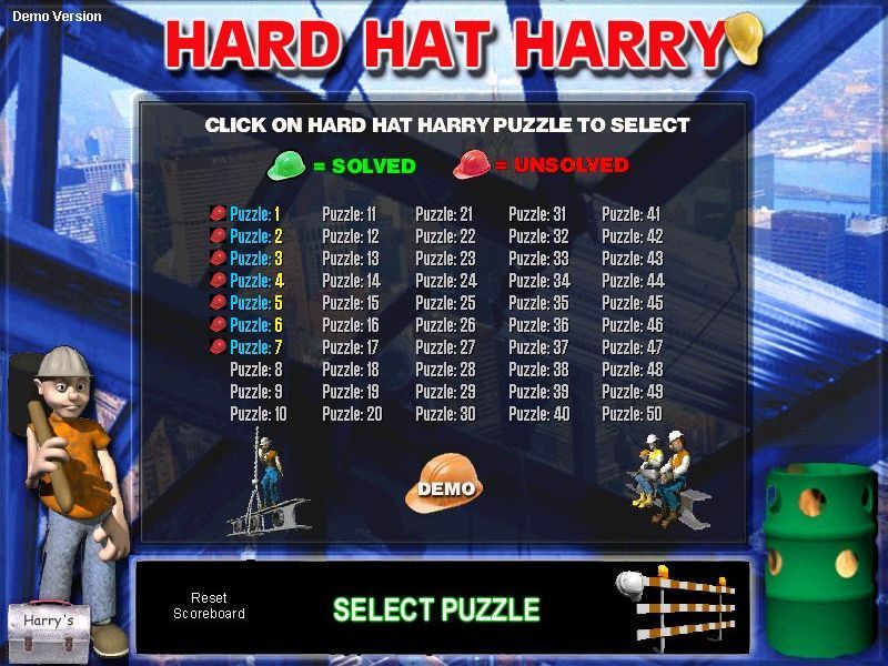 Screenshot of Hard Hat Harry (Windows, 2003) - MobyGames
