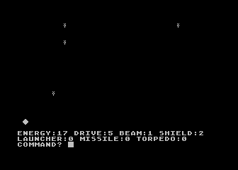 Screenshot of Invasion Orion (Atari 8-bit, 1979) - MobyGames