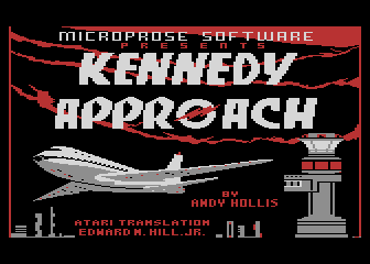 Screenshot of Kennedy Approach (Atari 8-bit, 1985) - MobyGames