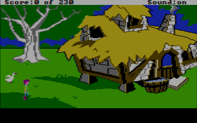 Screenshot of The Black Cauldron (DOS, 1986) - MobyGames