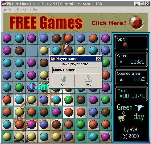 Screenshot of Picture Lines (Windows, 2000) - MobyGames