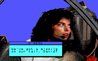 Screenshot of David Wolf: Secret Agent (DOS, 1989) - MobyGames