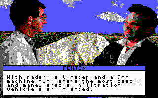 Screenshot of David Wolf: Secret Agent (DOS, 1989) - MobyGames