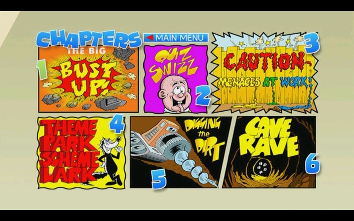 Screenshot of Beano Interactive DVD (DVD Player, 2006) - MobyGames