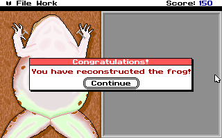 Screenshot of Operation: Frog (DOS, 1984) - MobyGames