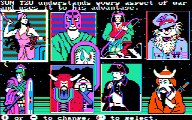 Screenshot of The Ancient Art of War (DOS, 1984) - MobyGames