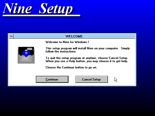 Screenshot of Nine (Windows 3.x, 1994) - MobyGames