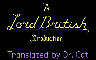 Screenshot of Ultima V: Warriors of Destiny (Commodore 128, 1988 ...