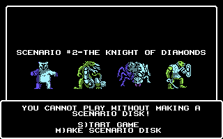 Screenshot of Wizardry: Knight of Diamonds - The Second Scenario ...