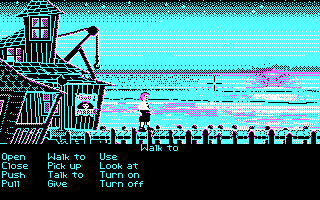 Screenshot of The Secret of Monkey Island (DOS, 1990) - MobyGames