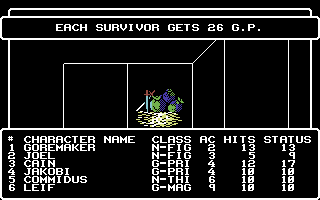 Screenshot of Wizardry: Proving Grounds of the Mad Overlord (Commodore ...