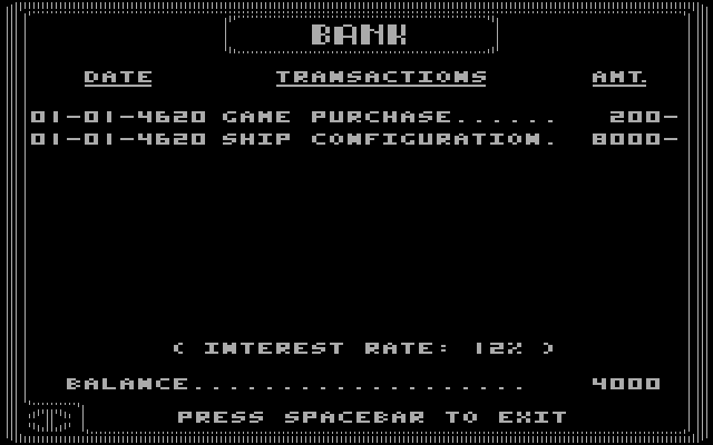 Screenshot of Starflight (DOS, 1986) - MobyGames