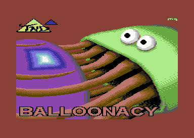 Screenshot of Balloonacy (Commodore 64, 2001) - MobyGames