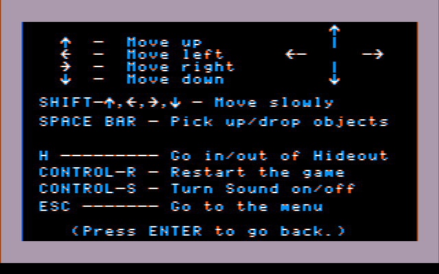 Screenshot of Think Quick! (DOS, 1987) - MobyGames