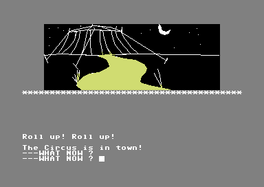 Screenshot of Circus (Commodore 64, 1982) - MobyGames