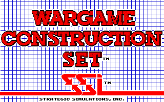 Wargame Construction Set screenshots - MobyGames