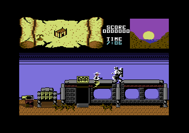 Screenshot of BraveStarr (Commodore 64, 1987) - MobyGames
