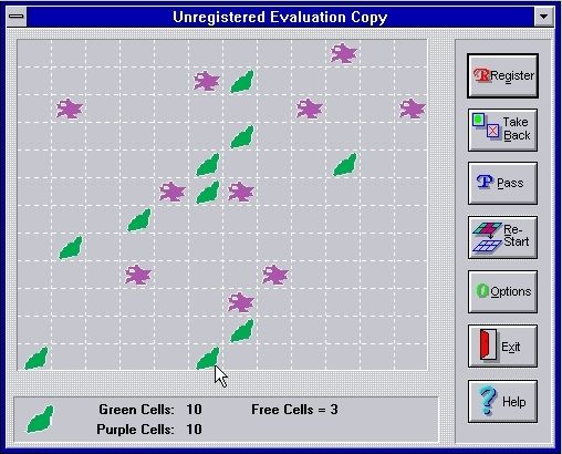 Screenshot of Cell War (Windows 3.x, 1992) - MobyGames