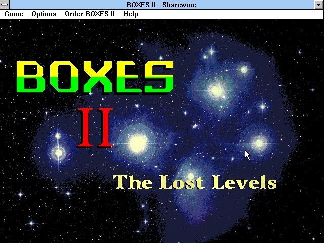 Screenshot of Boxes II (Windows 3.x, 1996) - MobyGames