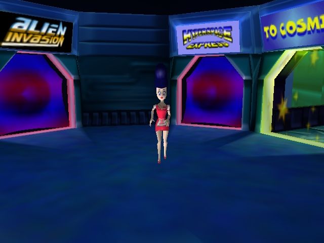 Screenshot of Milo's Astro Lanes (Nintendo 64, 1998) - MobyGames