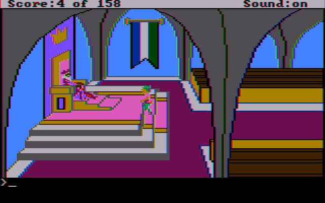 Screenshot of King's Quest (DOS, 1984) - MobyGames