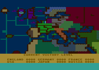 Screenshot of Colonial Conquest (Atari 8-bit, 1985) - MobyGames
