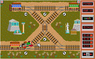 Screenshot of Choo Choo Minder (DOS, 1993) - MobyGames