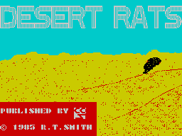 Screenshot of Desert Rats: The North Africa Campaign (ZX Spectrum, 1985 ...