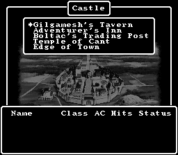 Screenshot of Wizardry V: Heart of the Maelstrom (SNES, 1988) - MobyGames