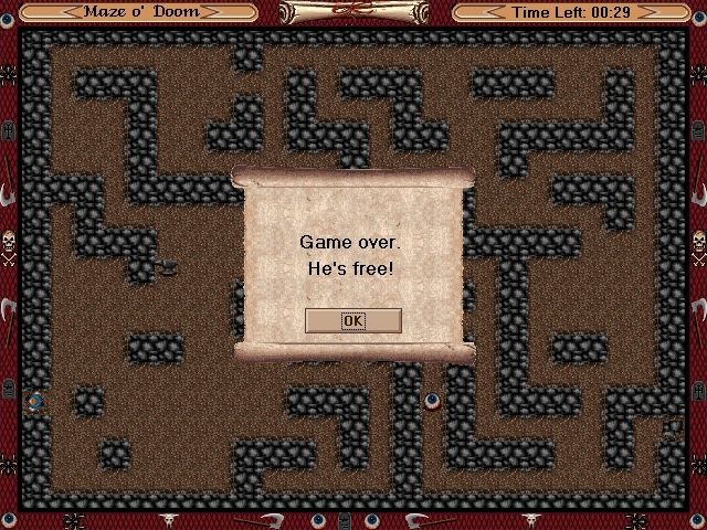 Screenshot of Maze O' Doom (Windows 3.x, 1995) - MobyGames