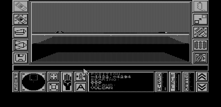 Screenshot of Carrier Command (DOS, 1988) - MobyGames