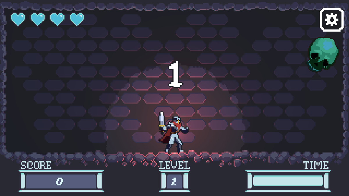 Screenshot of Splitter Knight (Browser, 2023) - MobyGames