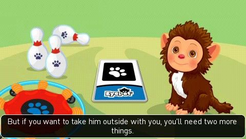 Screenshot of EyePet (PSP, 2010) - MobyGames