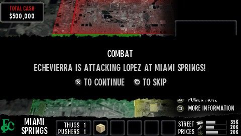 Screenshot of Scarface: Money. Power. Respect. (PSP, 2006) - MobyGames