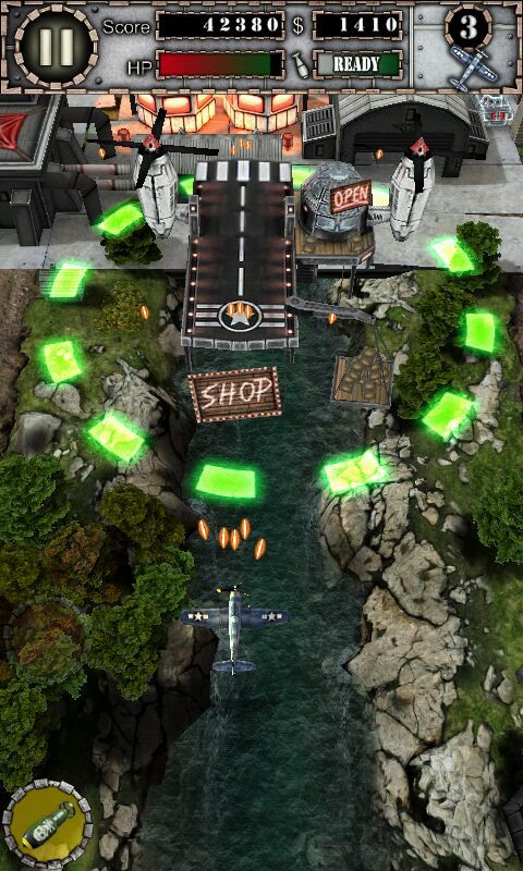 Screenshot of Air Attack (Android, 2010) - MobyGames