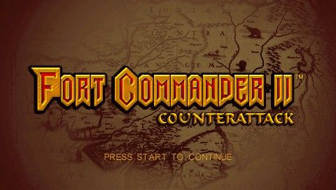 Screenshot of Fort Commander II: Counterattack (PSP, 2010) - MobyGames
