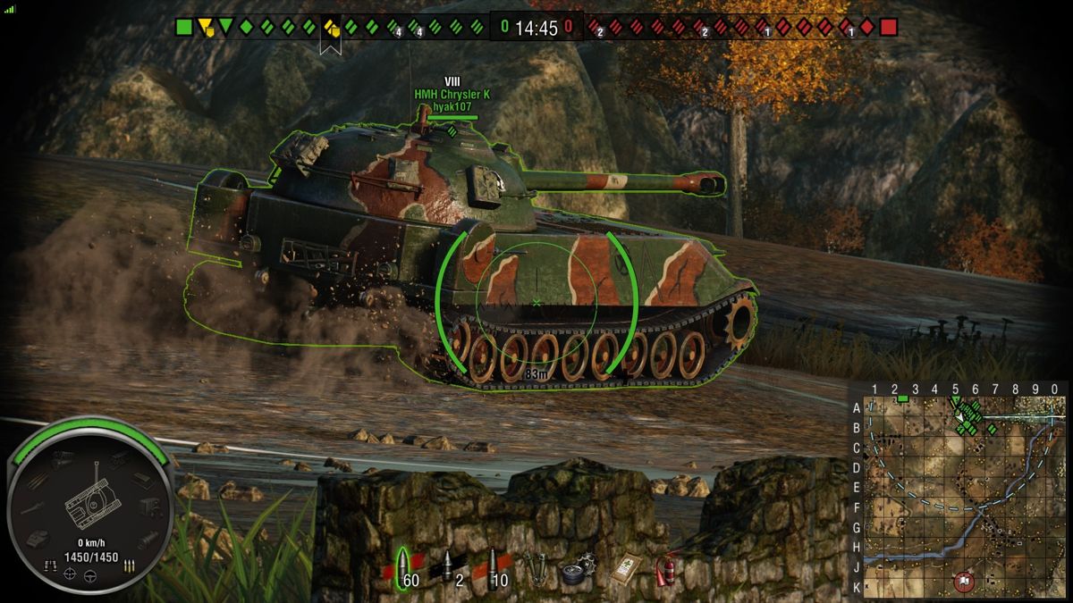 Screenshot of World of Tanks: HMH Chrysler K Ultimate (PlayStation 4 ...