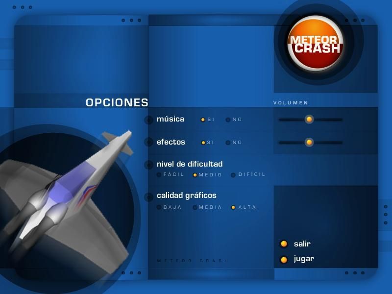 Screenshot of Meteor Crash (Windows, 2003) - MobyGames