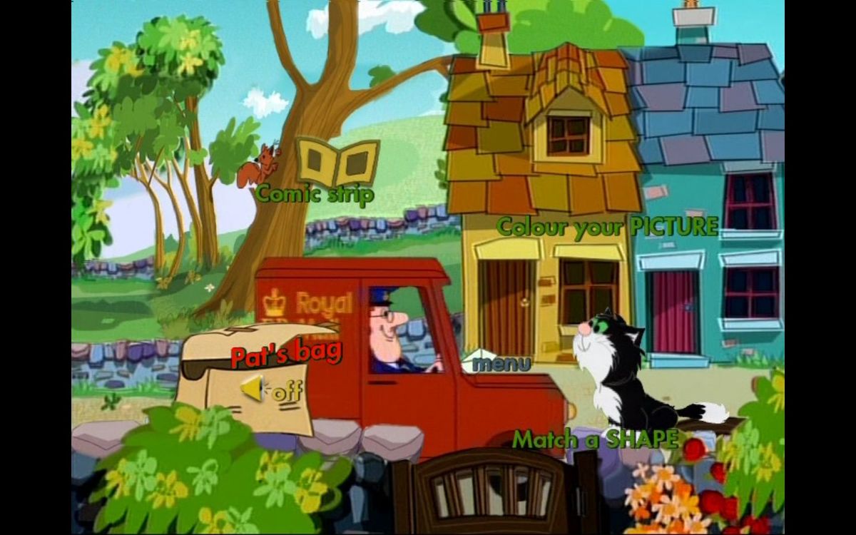 Screenshot of Read Along with Postman Pat (included game) (DVD Player ...