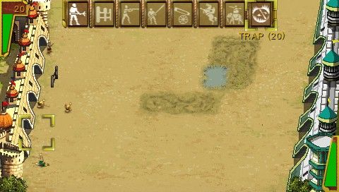 Screenshot of Fort Commander II: Counterattack (PSP, 2010) - MobyGames