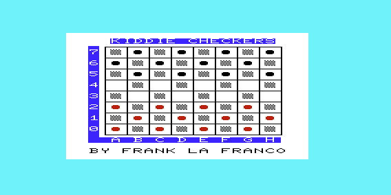 Kiddie Checkers (1981) - MobyGames