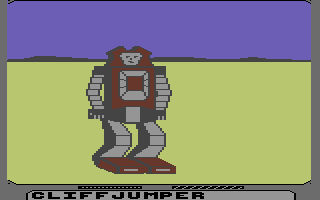 Screenshot of The Transformers: Battle to Save the Earth (Commodore 64 ...