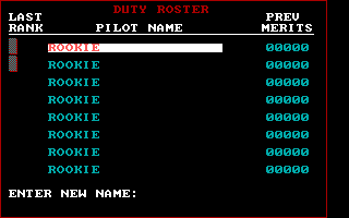 Screenshot of Falcon (DOS, 1987) - MobyGames