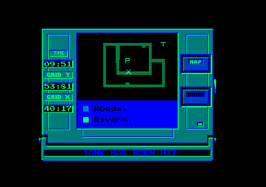 Screenshot of Battle Command (Amstrad CPC, 1990) - MobyGames