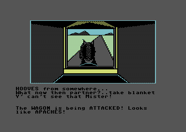 Screenshot of The Legend of Apache Gold (Commodore 64, 1986) - MobyGames