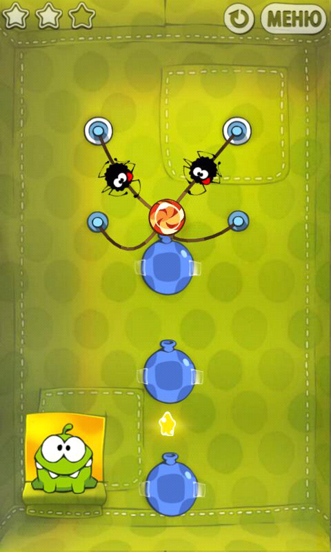 Screenshot of Cut the Rope (Android, 2010) - MobyGames
