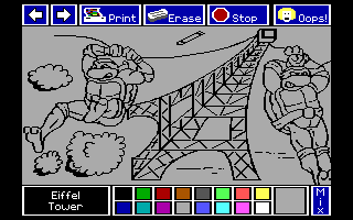 Screenshot of Electric Crayon Deluxe: Teenage Mutant Ninja Turtles ...