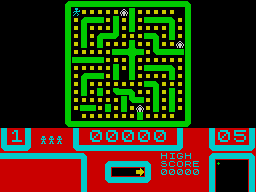 Screenshot of 3D Bat Attack (ZX Spectrum, 1984) - MobyGames