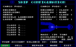 Screenshot of Starflight (DOS, 1986) - MobyGames