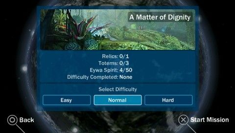 Screenshot of James Cameron's Avatar: The Game (PSP, 2009) - MobyGames